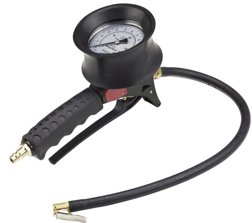 Calibratable tire inflator ALF-Handy with 12 bar pressure and quick ...